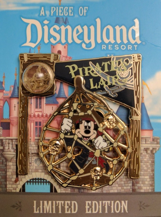 Piece of Disneyland History 2017 - Pirate's Lair Mickey | PIN 9575