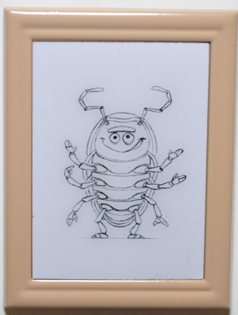 Pixar Animation Sketch Framed Set - Tuck | PIN 7908