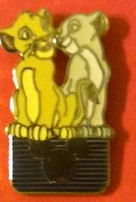 Disney Channel - Simba and Nala with Logo | PIN 1044