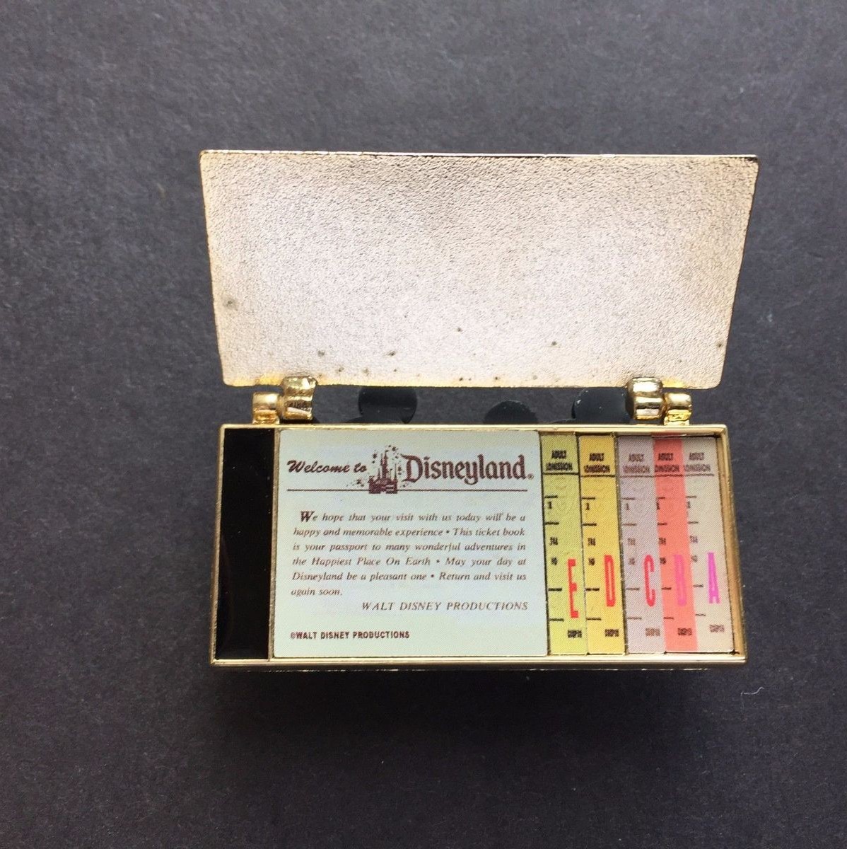 Disneyland Resort - Hinged Ticket Book - Happiest Place on Earth | PIN ...