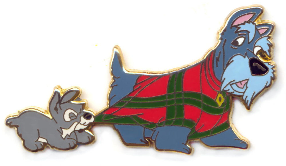 Lady and The Tramp Booster - Scamp (puppy) and Jock | PIN 25987