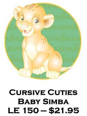 Cursive Cuties Series - Simba (SURPRISE RELEASE) | PIN 12160