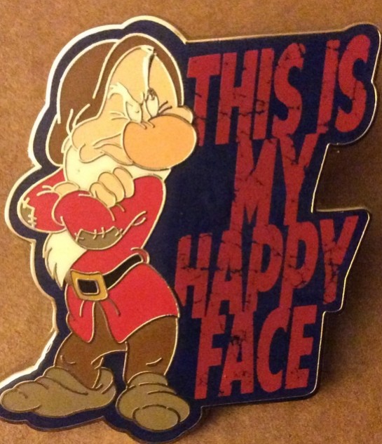 This Is My Happy Face - Grumpy | PIN 25153