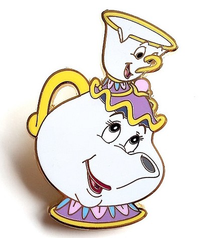 Beauty and the Beast - Beauty and the Beast - Chip on Mrs. Potts' Head ...