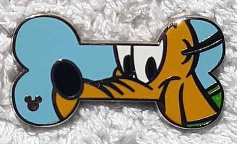 2017 Hidden Mickey - Disney Dog Bones - Pluto | PIN 16713