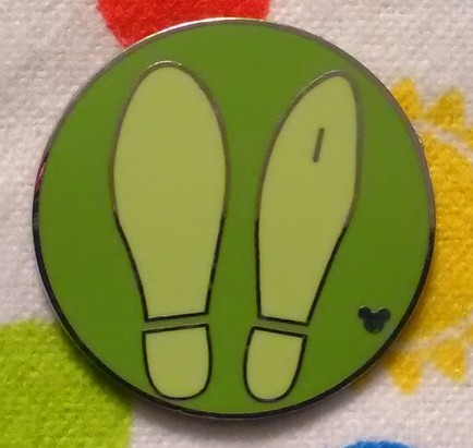 WDW Hidden Mickey Series 2008: Character Footprints - Goofy | PIN 17437