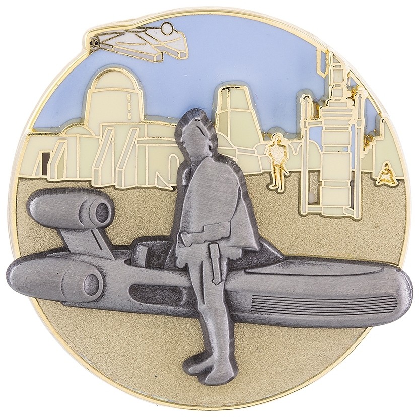 Star Wars Planet - Pin of the Month - Tatooine with Luke | PIN 6725