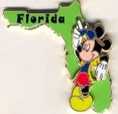 State Character Pins - Florida - Mickey Mouse | PIN 7268