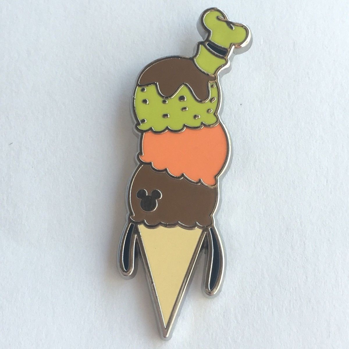 2018 Hidden Mickey - Frozen Desserts - Goofy Ice Cream Cone | PIN 23982