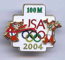 Decathlon Series Pin Pursuit - USA Olympic Chipmunks 100M | PIN 6687