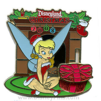 Disneyland Christmas 2008 - Tinker Bell sitting in Front of a Fire ...