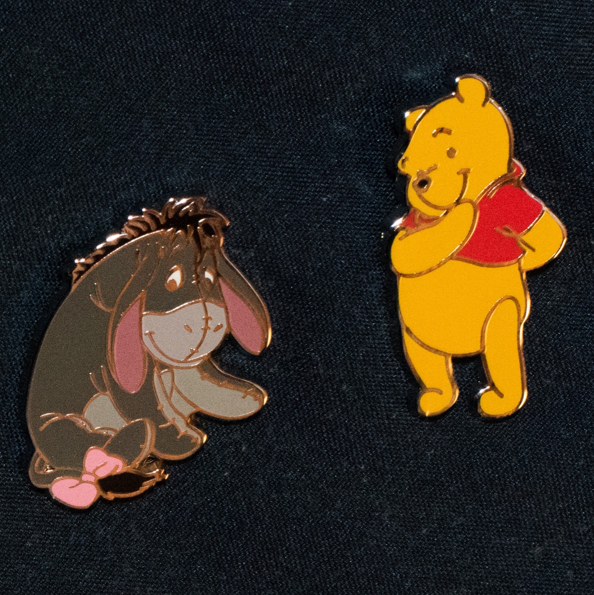 Winnie the Pooh and Eeyore set - Winnie the Pooh and Eeyore 2-Pin Set ...