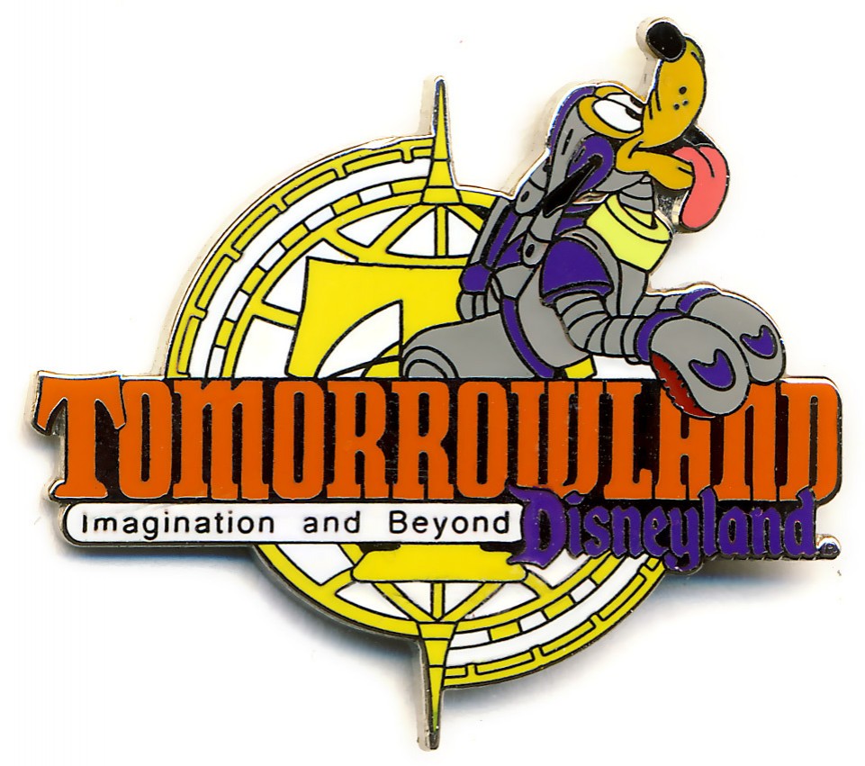 Characters and Logos Land Series - Disneyland Logo w/ Pluto | PIN 21580