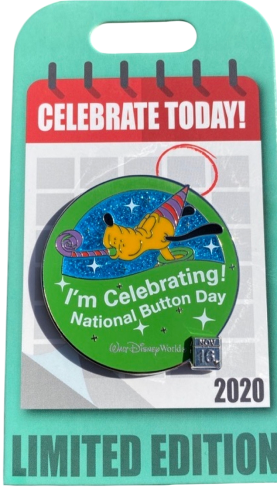Celebrate Today Series - I'm Celebrating National Button Day- Pluto ...