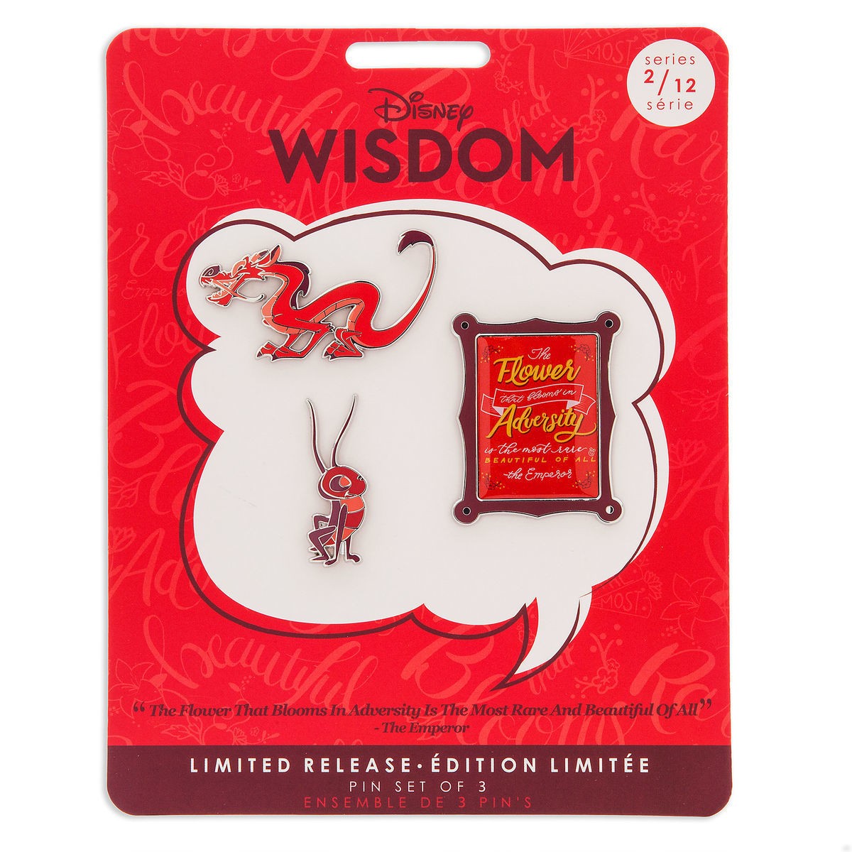 Disney Wisdom Series - Mulan 3-Pin Set | PIN 15034