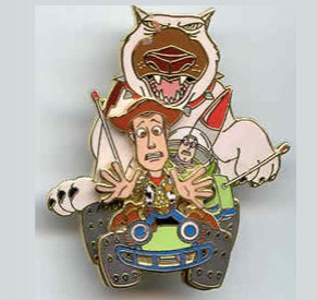 Toy Story - Buzz & Woody Riding Remote Control Car | PIN 23398