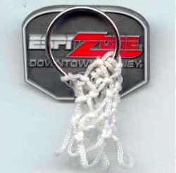 ESPN Zone - Anaheim - Downtown Disney Hoop with Net | PIN 22278