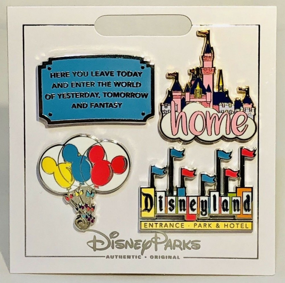 Disney Flair Collection - Disneyland Icons Flair Set | PIN 10230