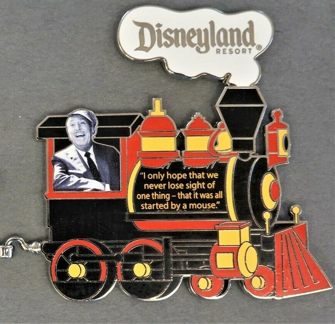 Disneyland Train with Quotes Disney Trading Pin Series | Pin & Pop