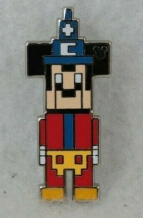 2019 Hidden Mickey - 8 Bit Characters - Sorcerer Mickey | PIN 33383