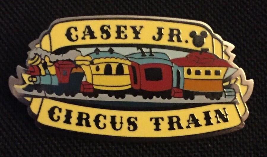 2019 Hidden Mickey - Disneyland Attraction Signs - Casey Jr. | PIN 25531