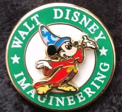 Walt Disney Imagineering - Logo with Sorcerer Mickey (Green) | PIN 6784