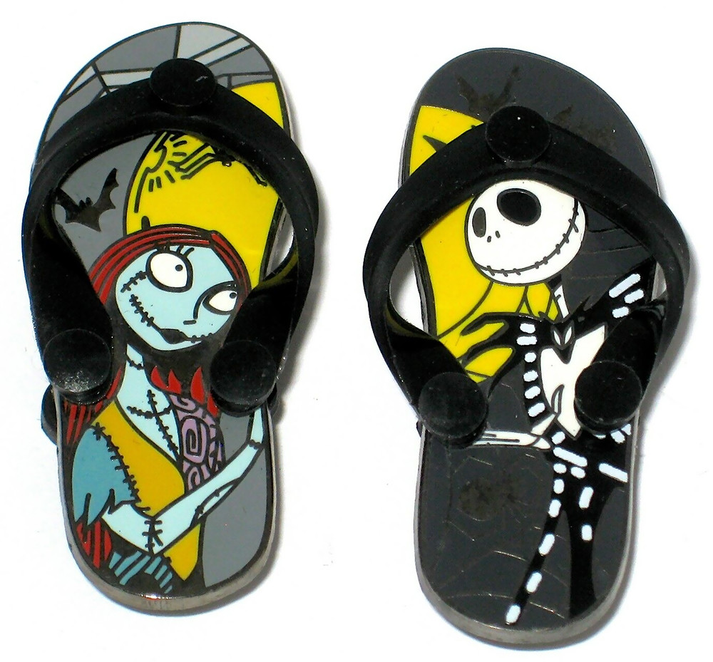 Flip Flops / Sandals Pin Set Series - Jack and Sally Set - Full Set | PIN 42439