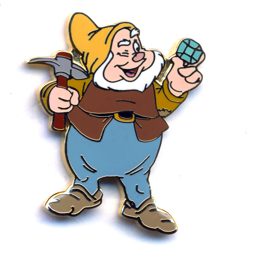 The Seven Dwarfs - Happy Holding a Jewel | PIN 42502