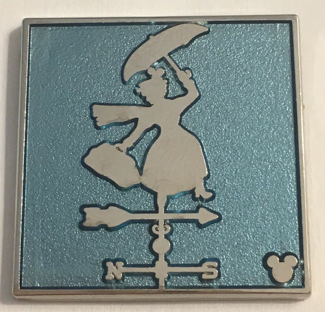 2019 Hidden Mickey - Attraction Weathervanes - Mary Poppins (Jolly ...