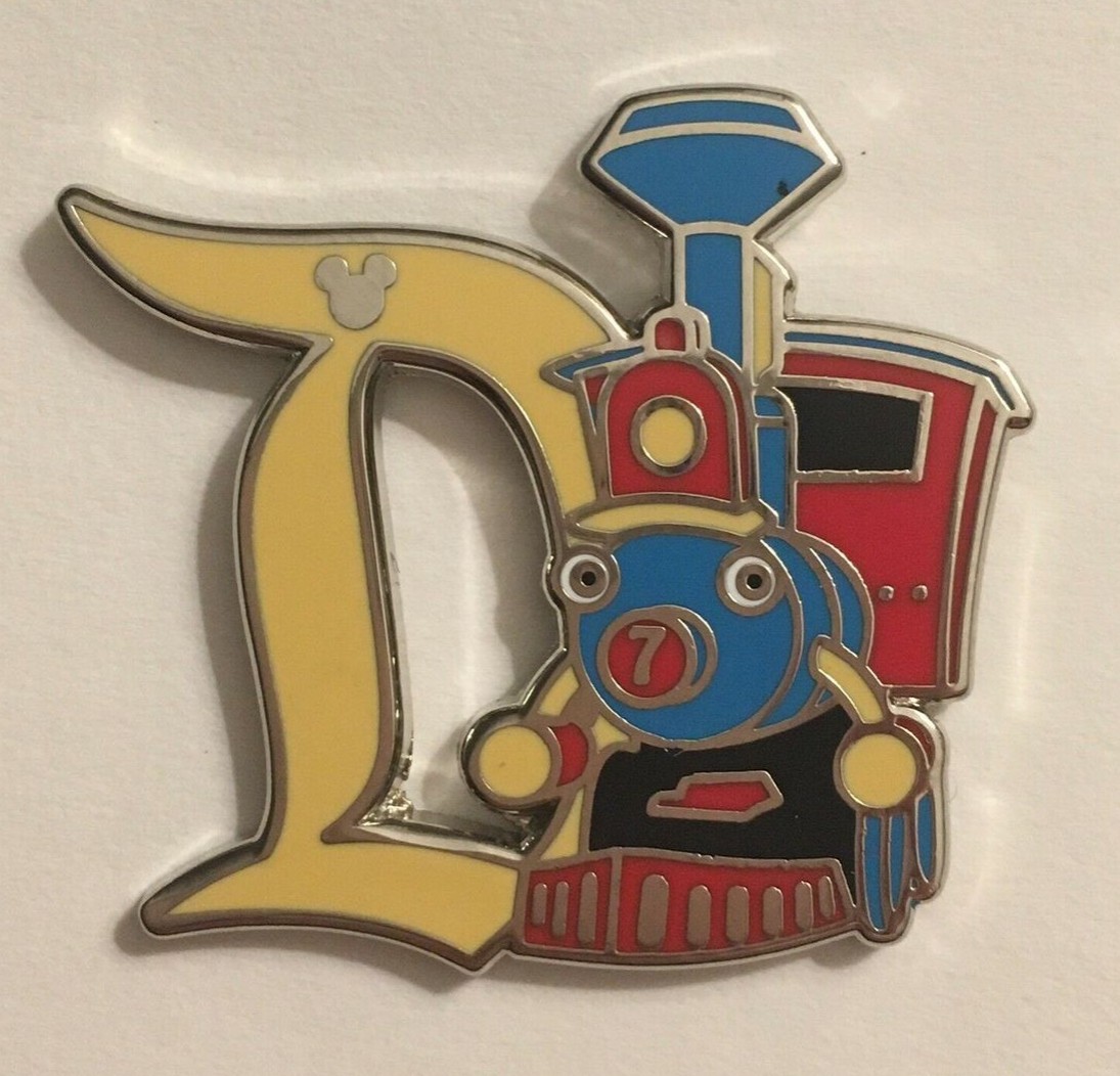 2019 Hidden Mickey - Disneyland D Characters - Casey Jr. | PIN 26687