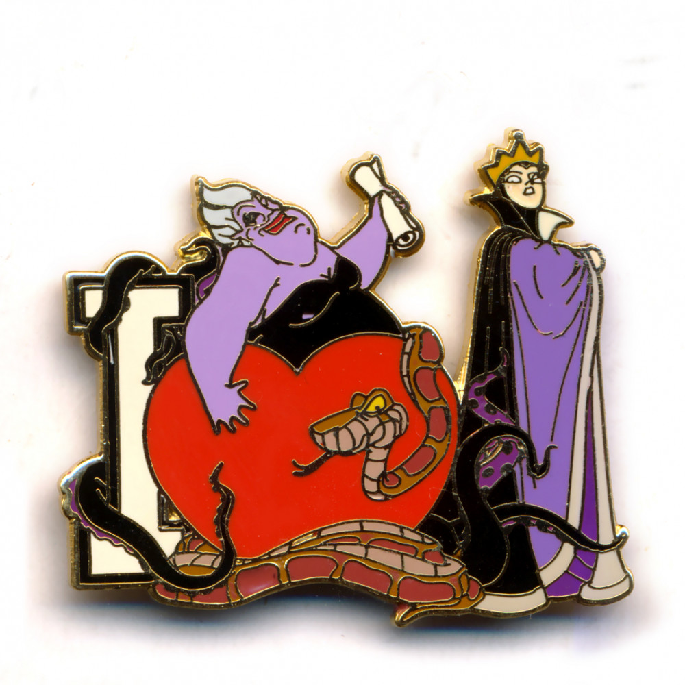 I Love Pins Celebration - Villains - Ursula, Kaa & the Evil Queen | PIN ...