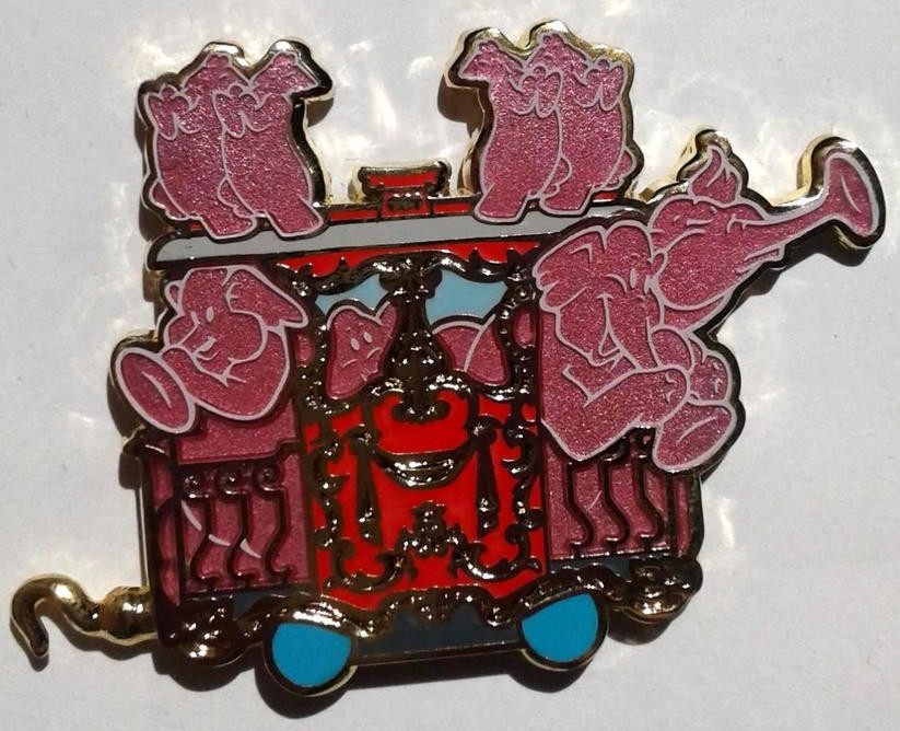 Casey Jr. Railroad - Pink Elephants | PIN 28211