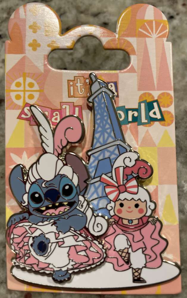 Characters in It's A Small World - France - Can Can Stitch | PIN 44765