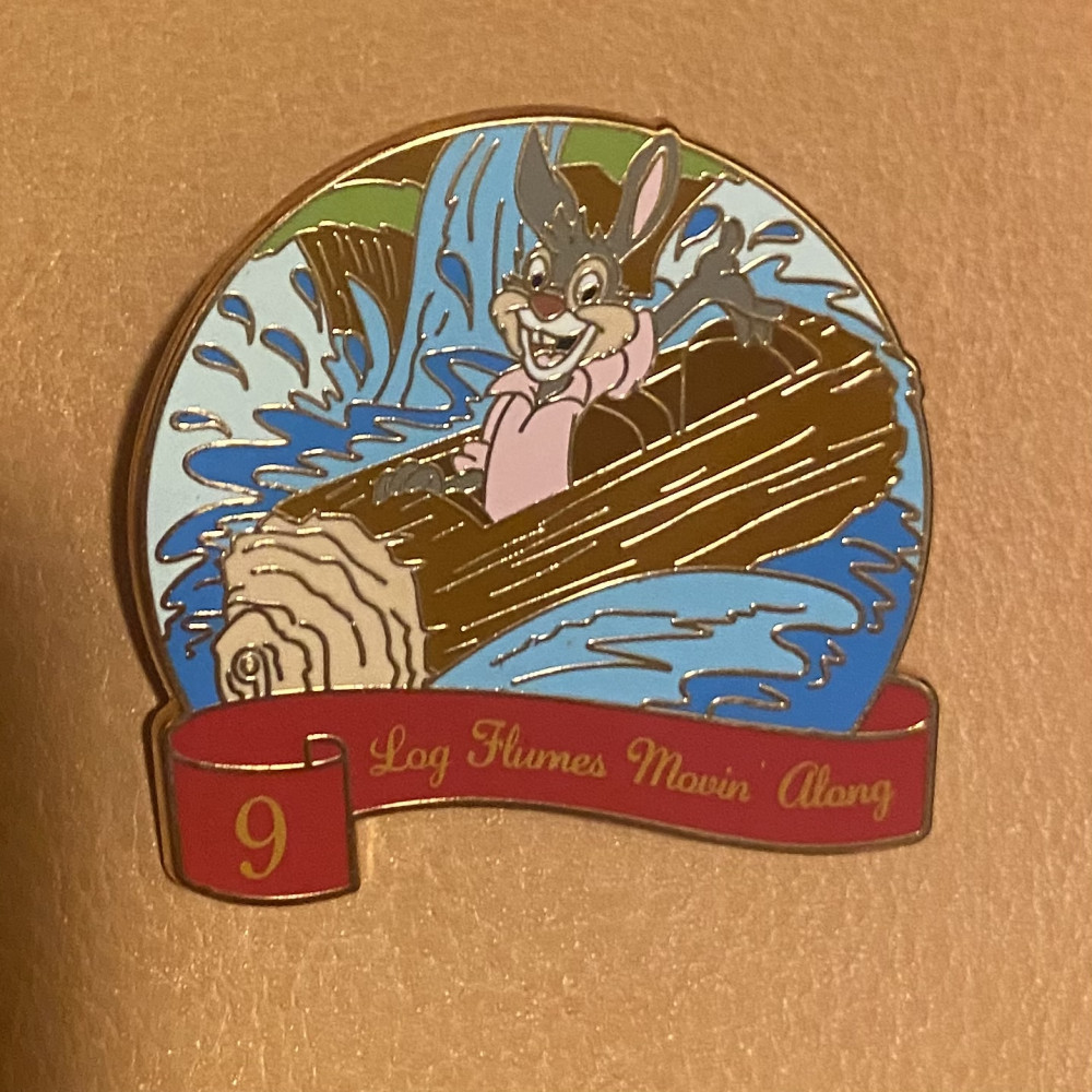 12 Days of Christmas Mystery Pin Collection 2020 - 9 Log Flumes Movin ...