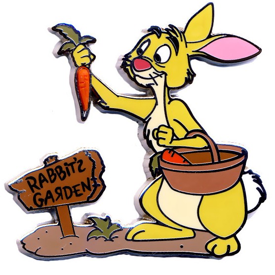 Rabbit Winnie The Pooh Garden Rabbit Was Working In His Vegetable