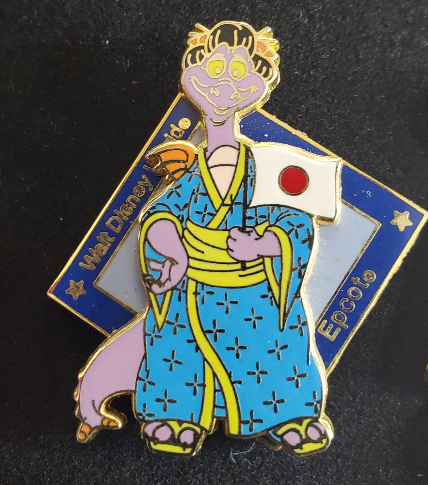 Epcot World Showcase Pavilion - Figment Flag - Japan | PIN 45347