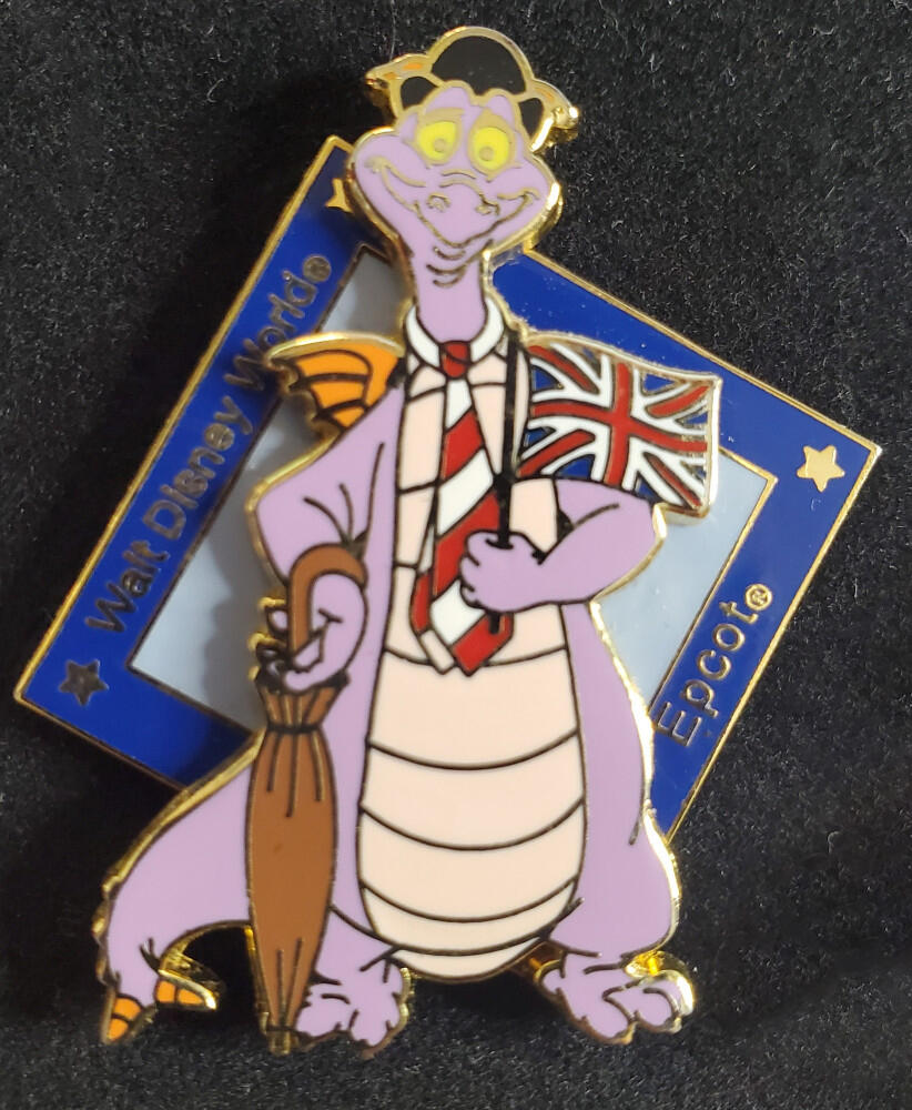 Epcot World Showcase Pavilion - Figment Flag - United Kingdom | PIN 45349