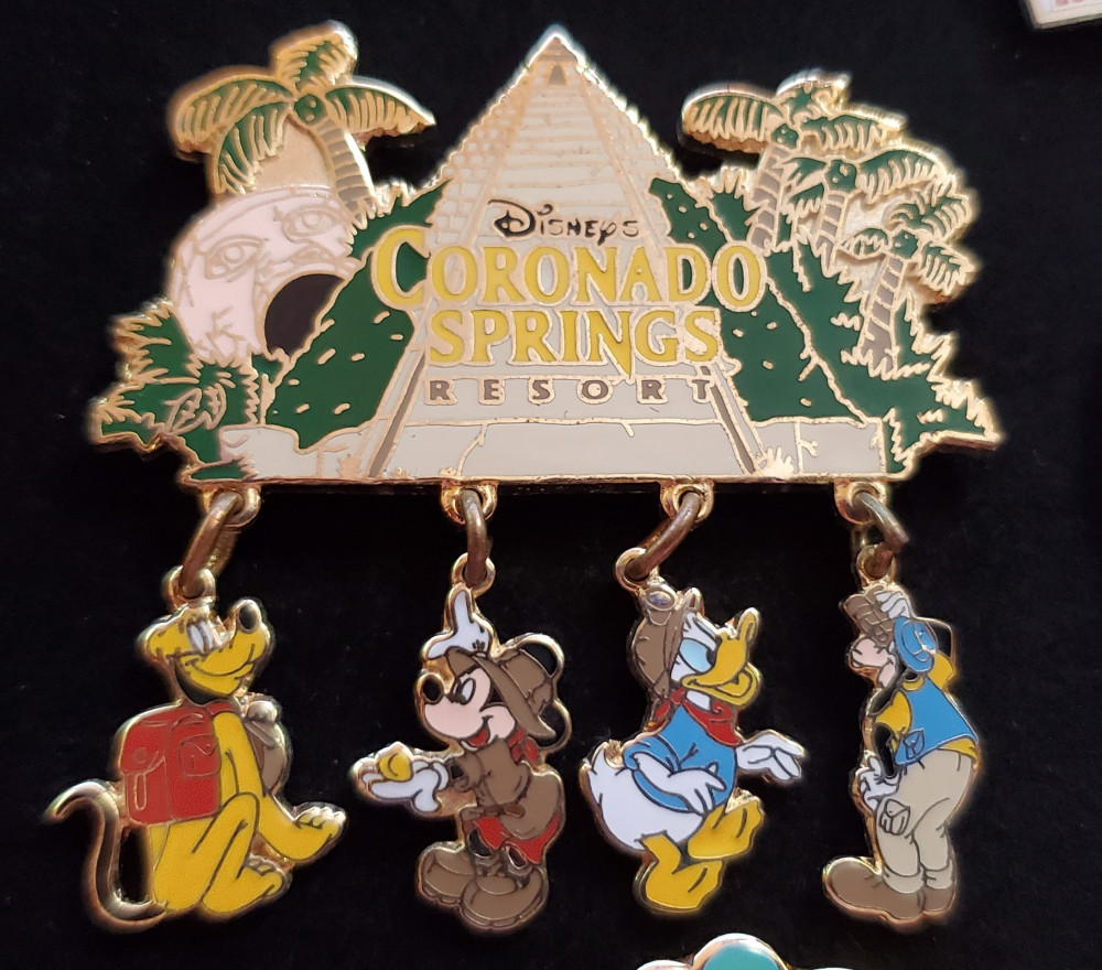 Disney's Coronado Springs Resort - Pluto, Mickey, Donald, Goofy ...