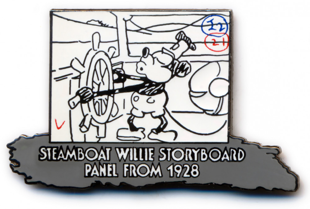 Countdown to 100 Years of Magic - #3 - Steamboat Willie Storyboard ...