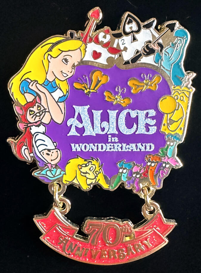 Alice in Wonderland 70th Anniversary - Character Cluster and Logo ...