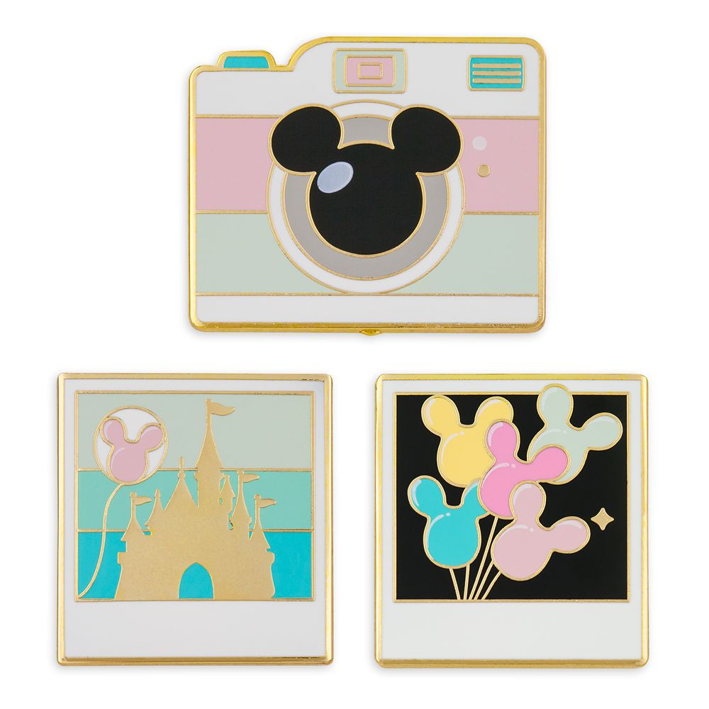 Disney Flair Series - Mickey Mouse Icon Photo Flair pin set | PIN 46162