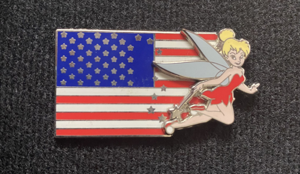 Americana - Tinker Bell - American Flag | PIN 47531