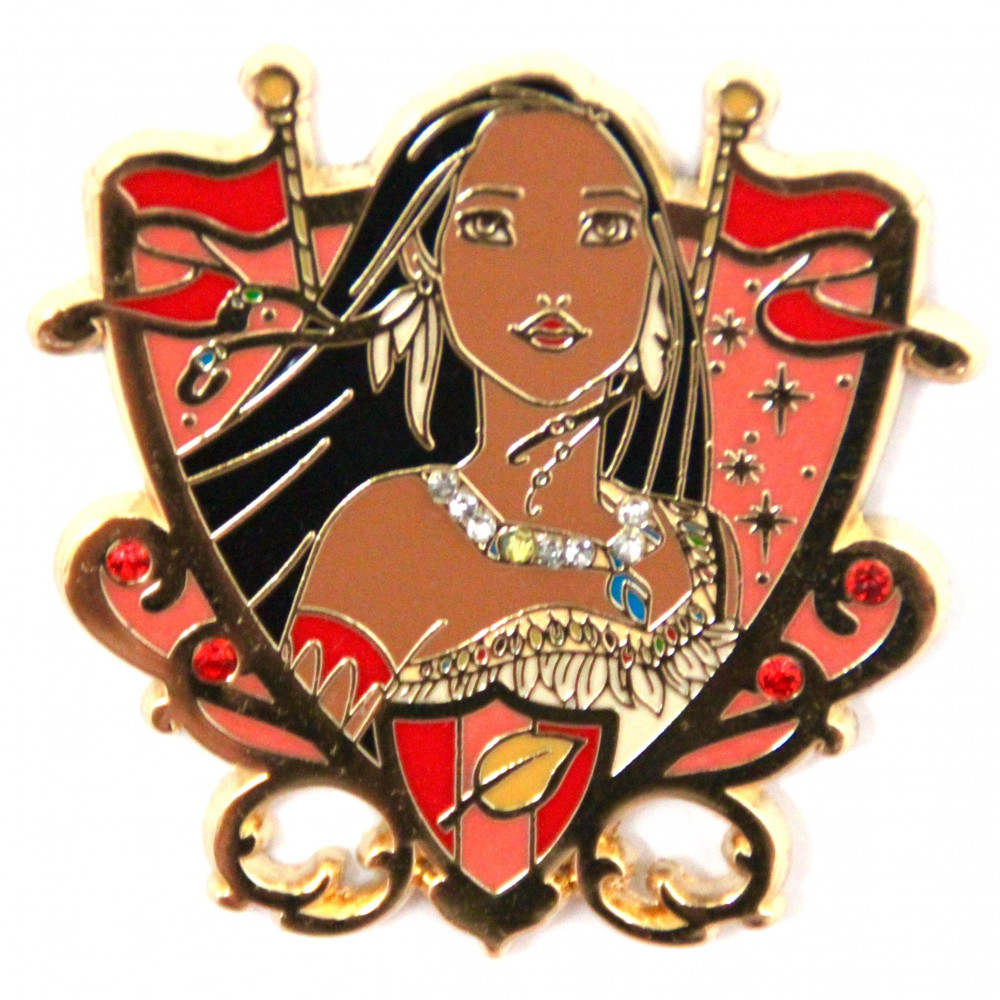 Princess Jeweled Crest Collection - Pocahontas | PIN 840