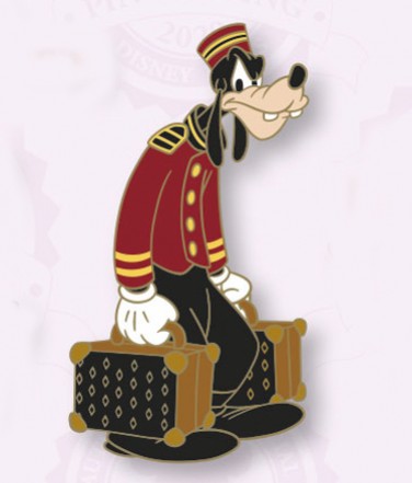 Twilight Zone Tower of Terror - Bellhop Goofy with Luggage | PIN 31011