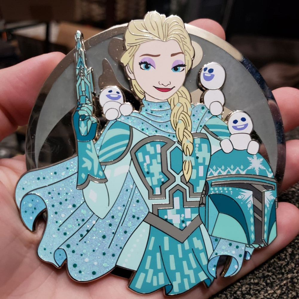 Fantasy Pin Series: Princess Mandalorian - Elsa - Mandalorian | PIN 48211