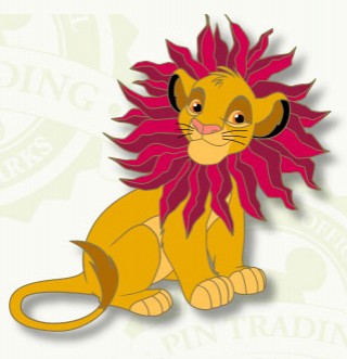 Characters with Flowers - Simba with Flower | PIN 32333