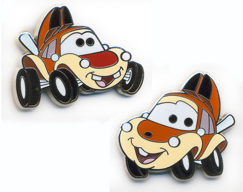Characters as Pixar Cars - Chip & Dale 2 pin set - Chip & Dale | PIN 49453