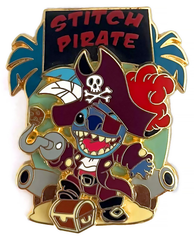 Stitch Theme Park Invasion Series - Stitch - Pirates des Caraibes | PIN ...