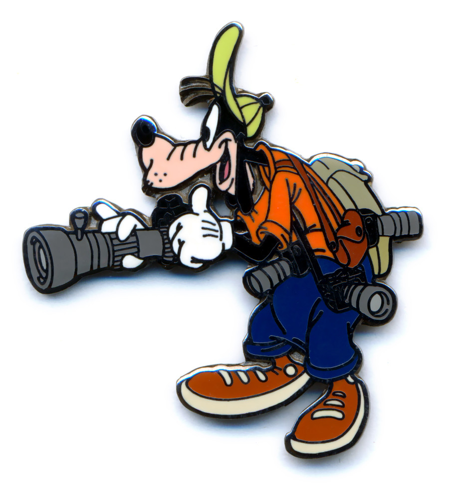 Tourist/Photographer Goofy with Cameras | PIN 17689