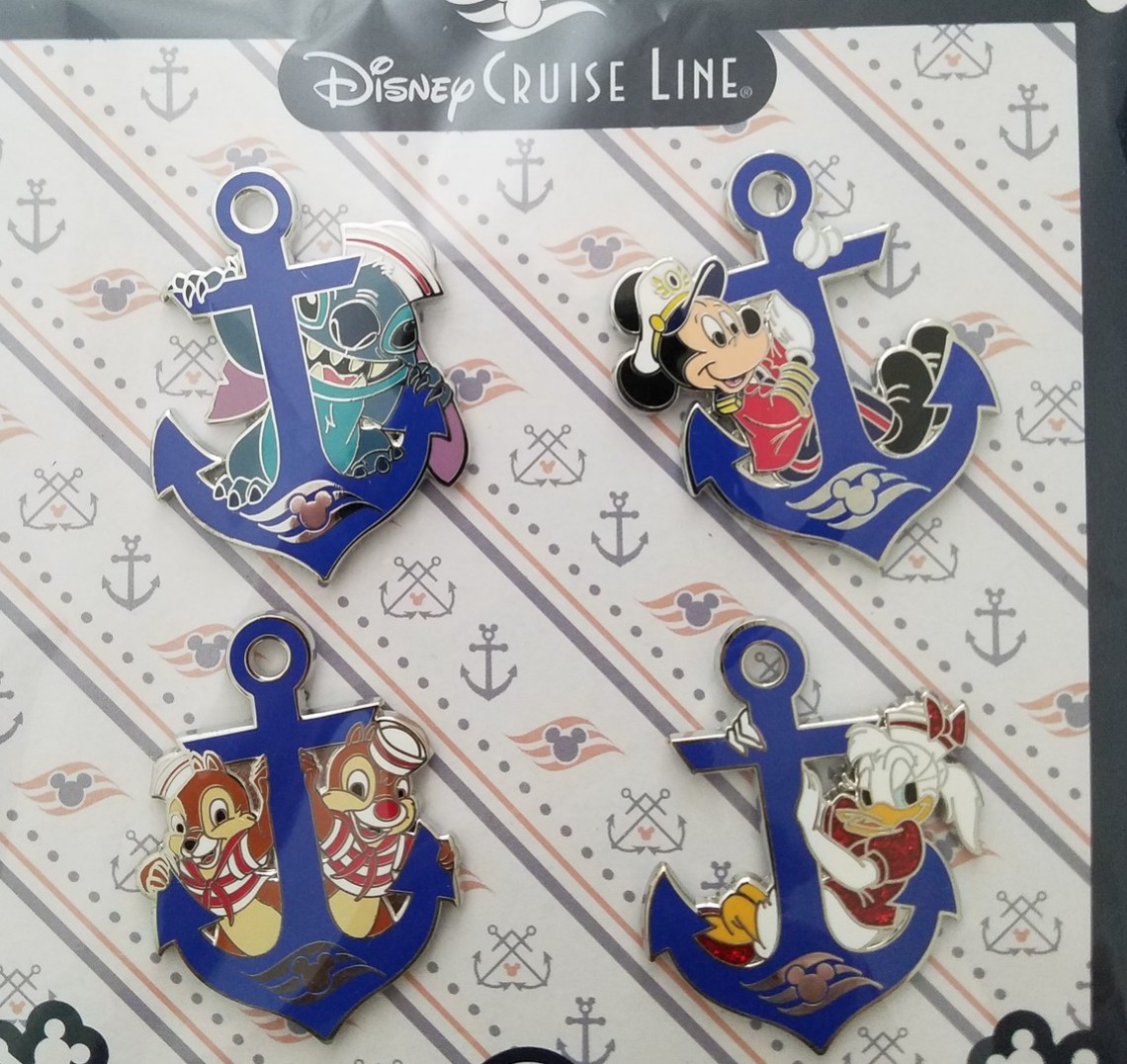 Character anchor booster set - Stitch, Mickey Mouse, Chip and Dale ...